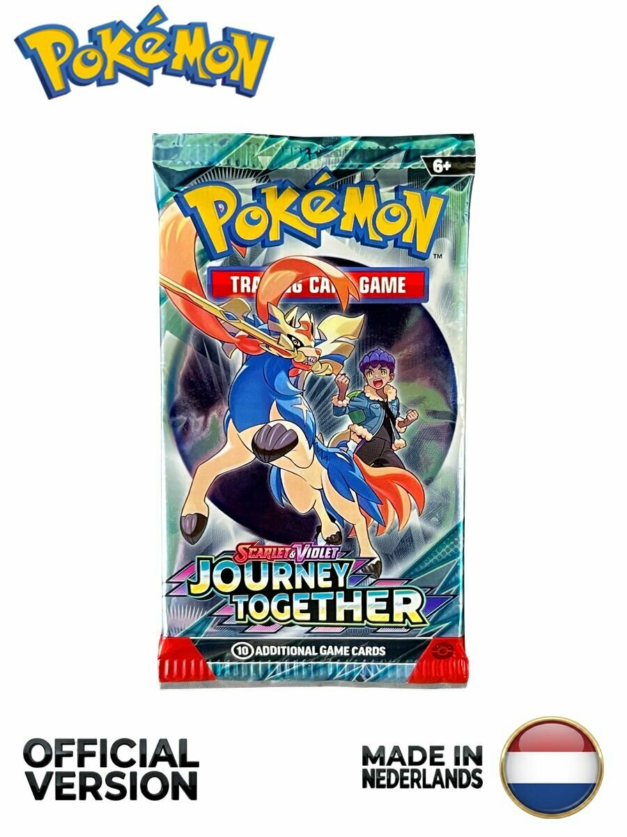 Pokemon Scarlet & Violet: Journey Together Booster Pack TCG (10 Cards) (ENG) Бустер набор Покемон из 10 карточек