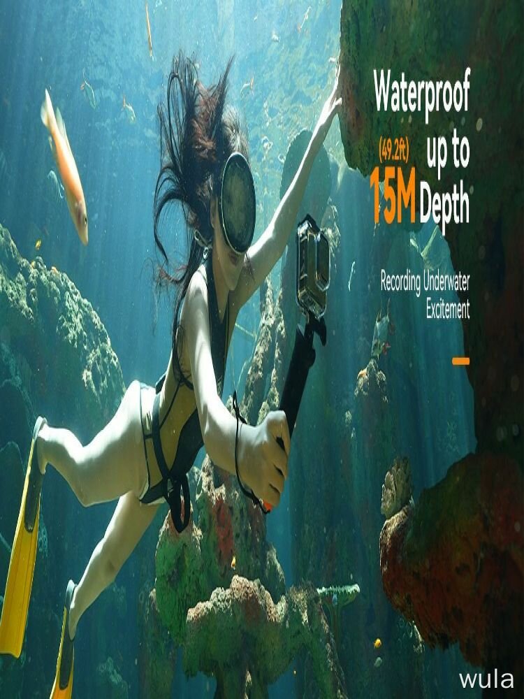 Пульт Telesin для экшн-камер GoPro, водонепроницаемый, с кнопками, для спорта, рукоятка — фото 1