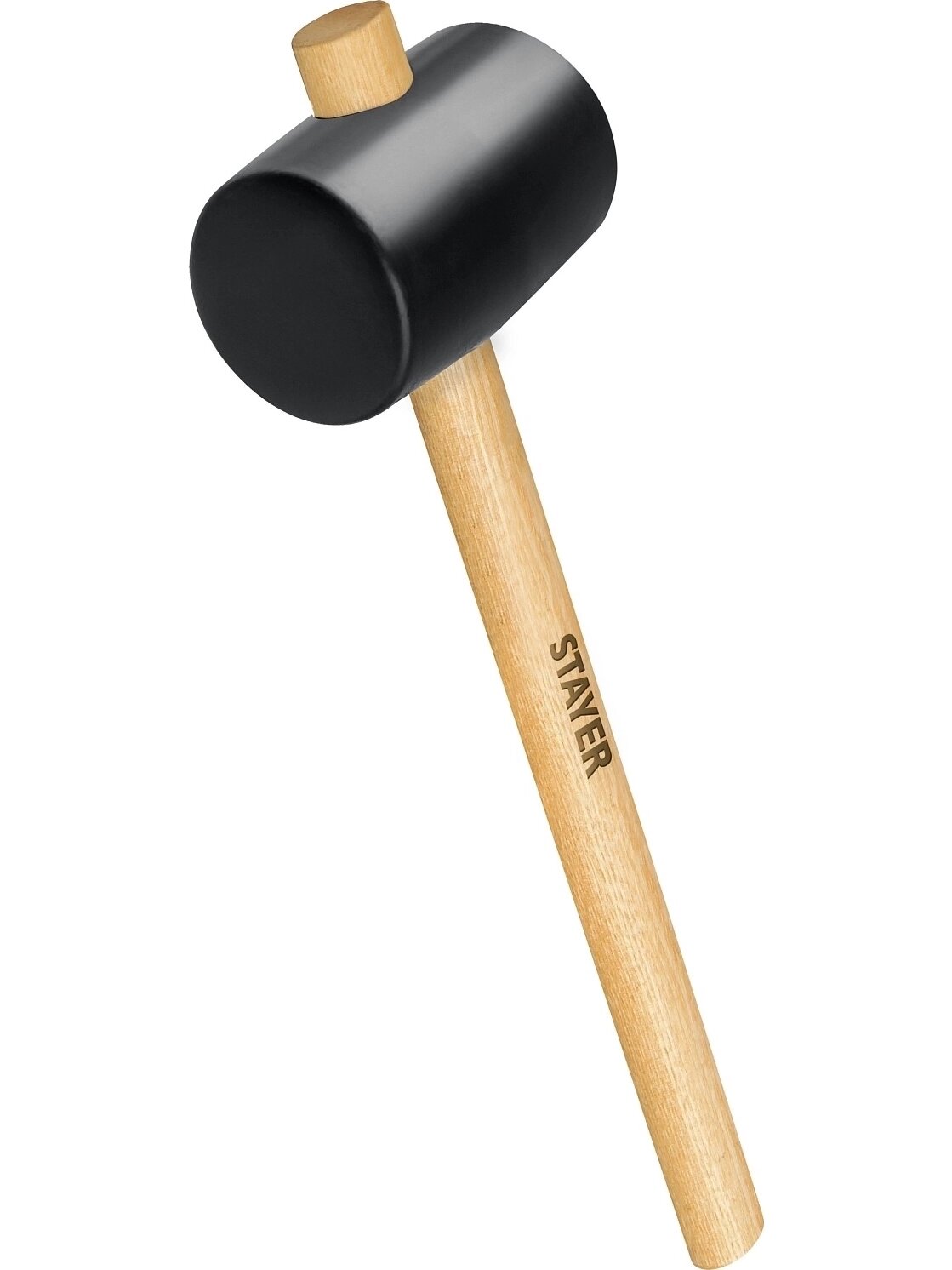 Чёрная резиновая киянка STAYER 680 г