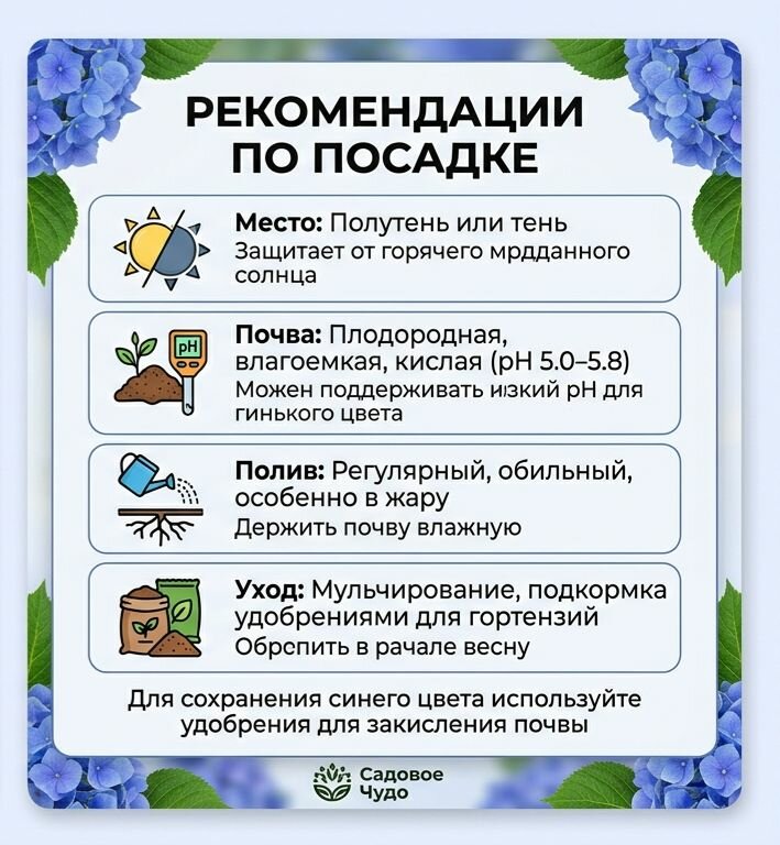 Гортензия Никко Блю — фото 1