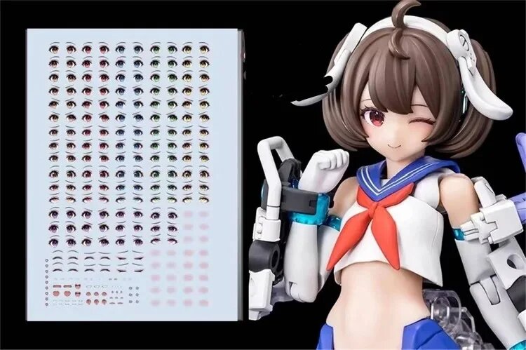 Bandai MEGAMI DEVICE BUSTER DOLL GUNNER Фигурка робота Water sticker
