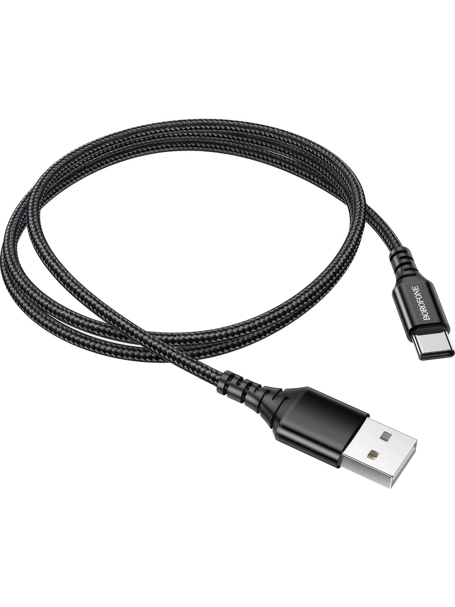 Кабель для смартфона USB-Type-C BOROFONE BX54, 3А черный 1м