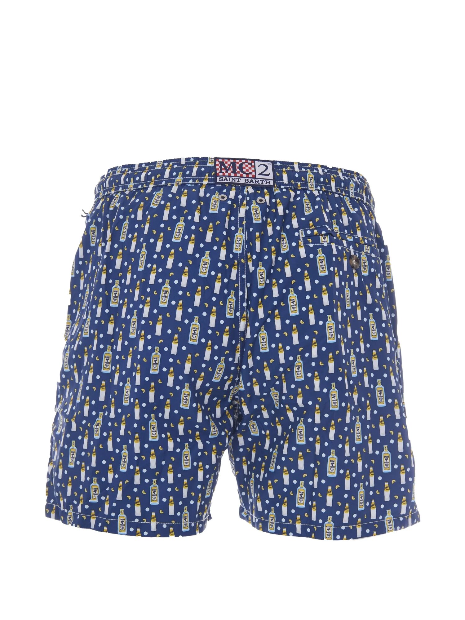 Шорты для плавания MC2 Saint Barth Lighting bottle-print drawstring swim shorts, размер 46 — фото 1