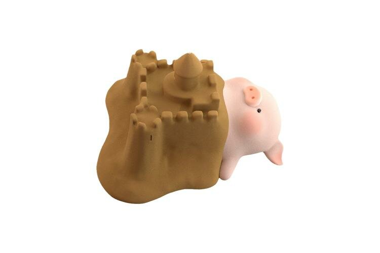 Коллекционная фигурка унисекс 52TOYS Lulu Piggy Банка Свинка, Sunshine Party, коробка-сюрприз