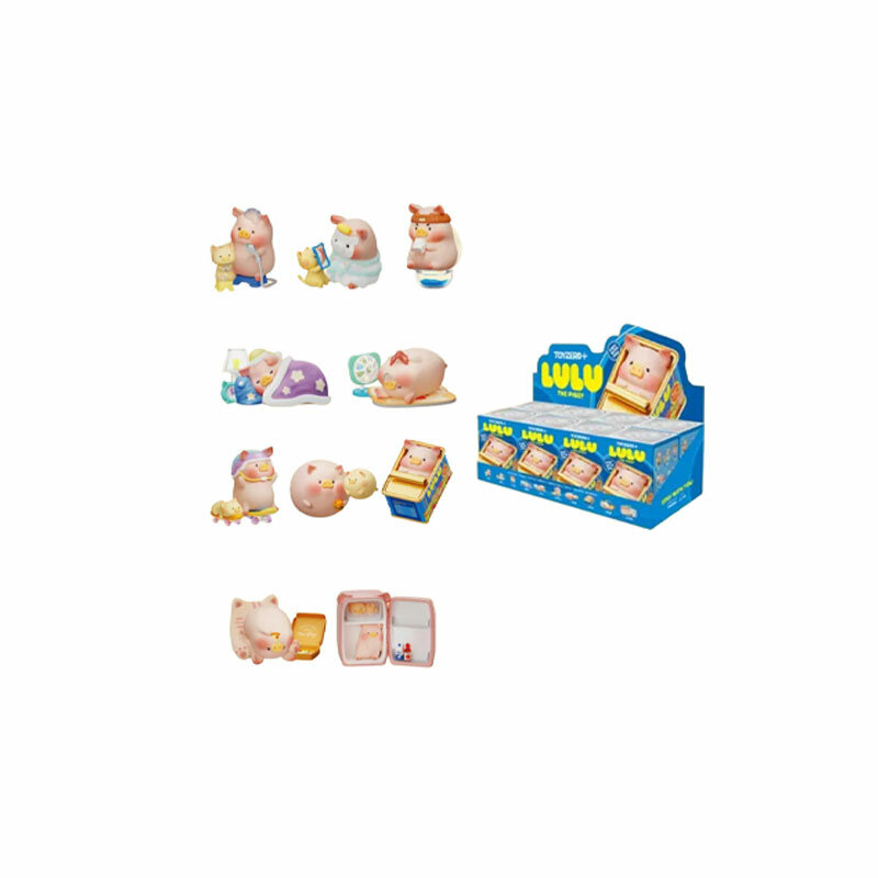 Набор фигурок унисекс 52TOYS Lulu The Piggy "Время уюта дома", 8 шт.