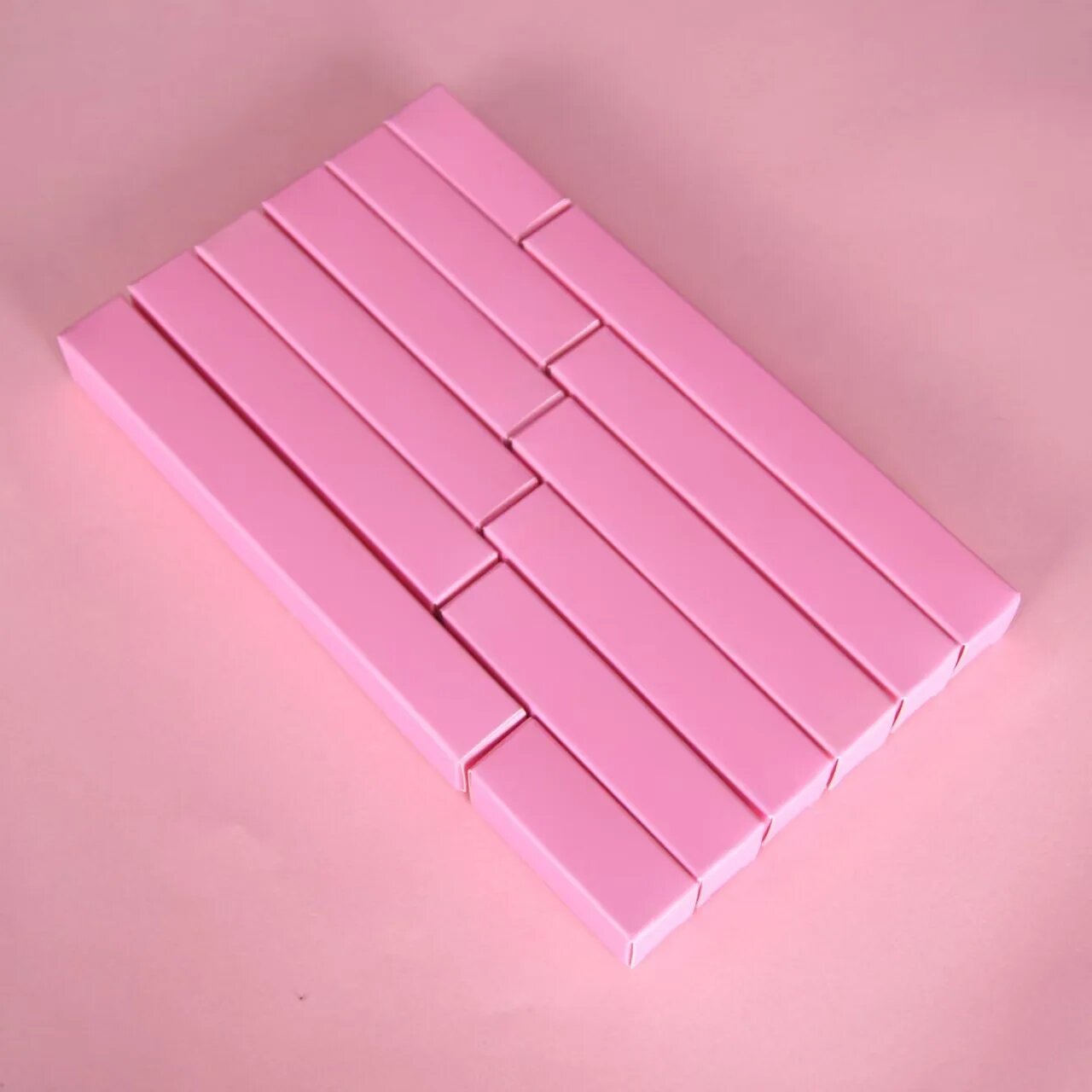 Коробка для косметики 2x2x7см, розовая