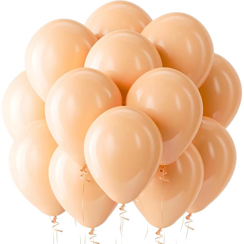 Детские воздушные шары Surpsea 5/10/12 дюймов Бежевый, Nude, 5inch, 10Pcs