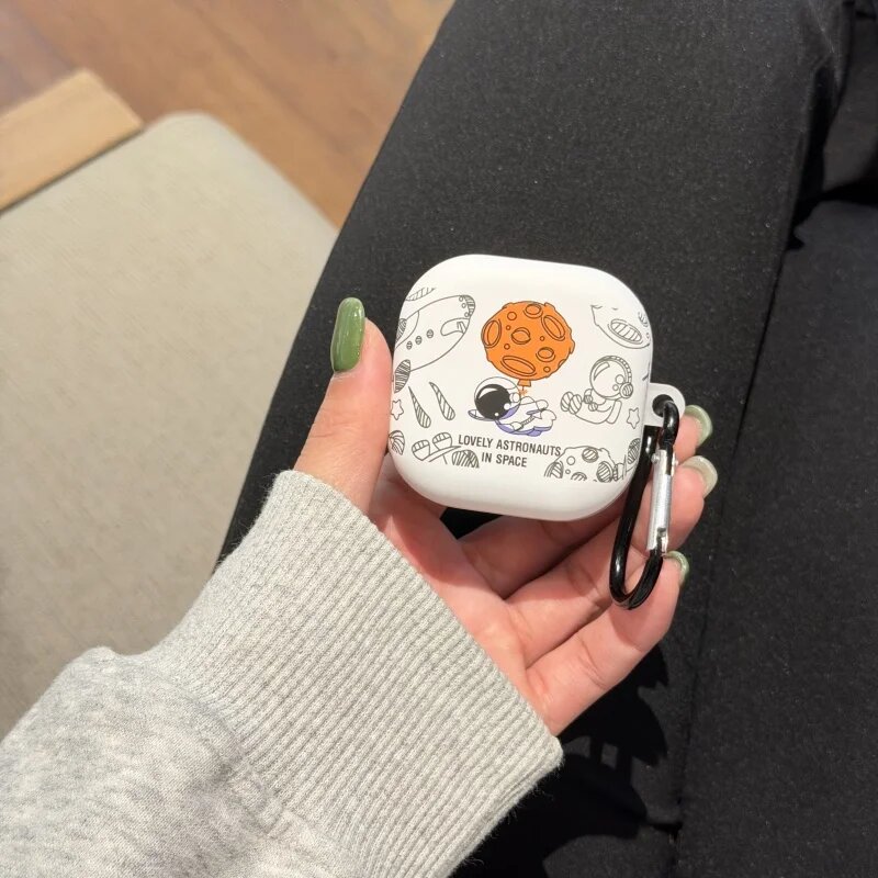 Чехол для наушников Samsung Galaxy Buds 4 Pro 2026 матовый Samsung Buds 4 , White Meteorite