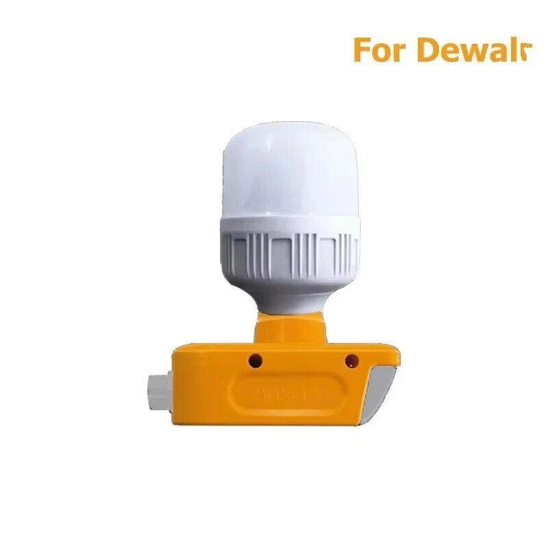 Портативный светодиодный фонарь 12Вт для Milwaukee, Dewalt, Makita, Einhell 18В For Dewal Yellow