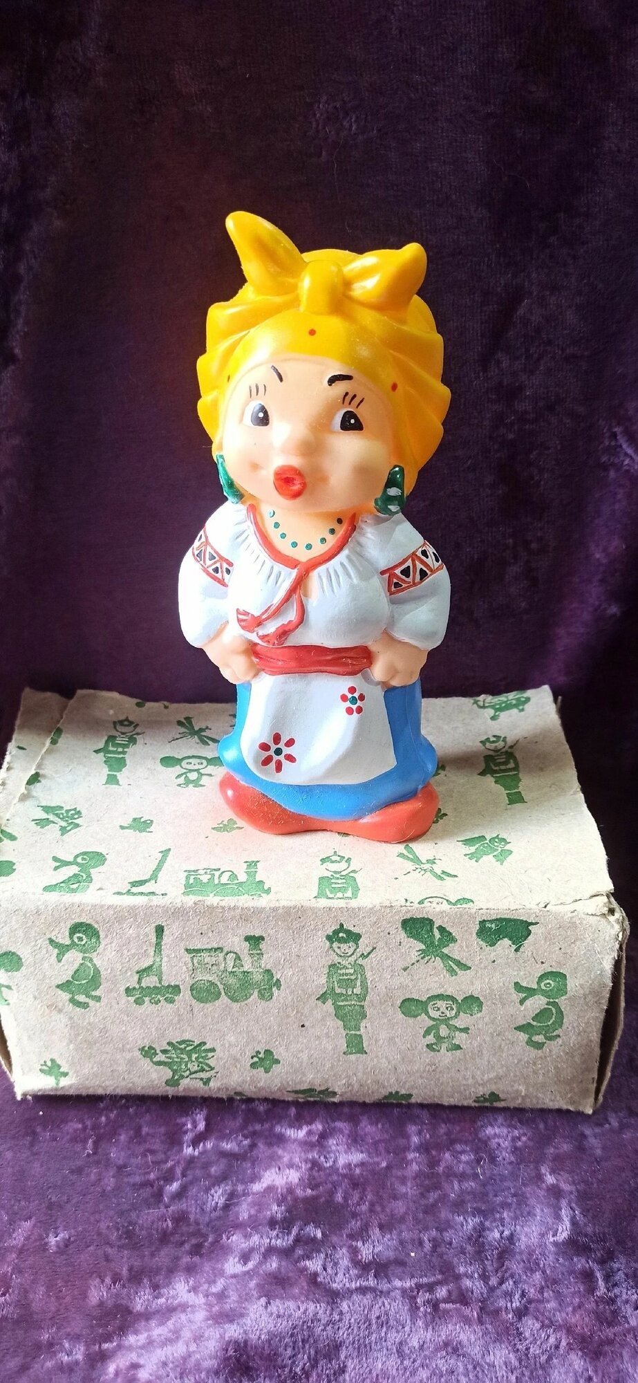 Винтажная кукла 19 см