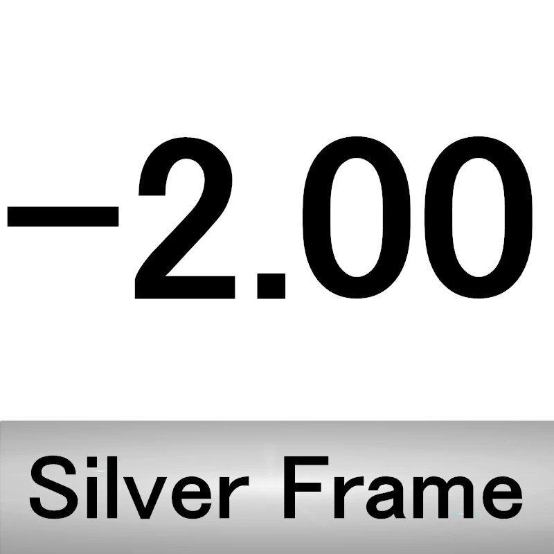 Фотохромные авиаторы Chashma из титана -2.00 Degrees Silver, Серый