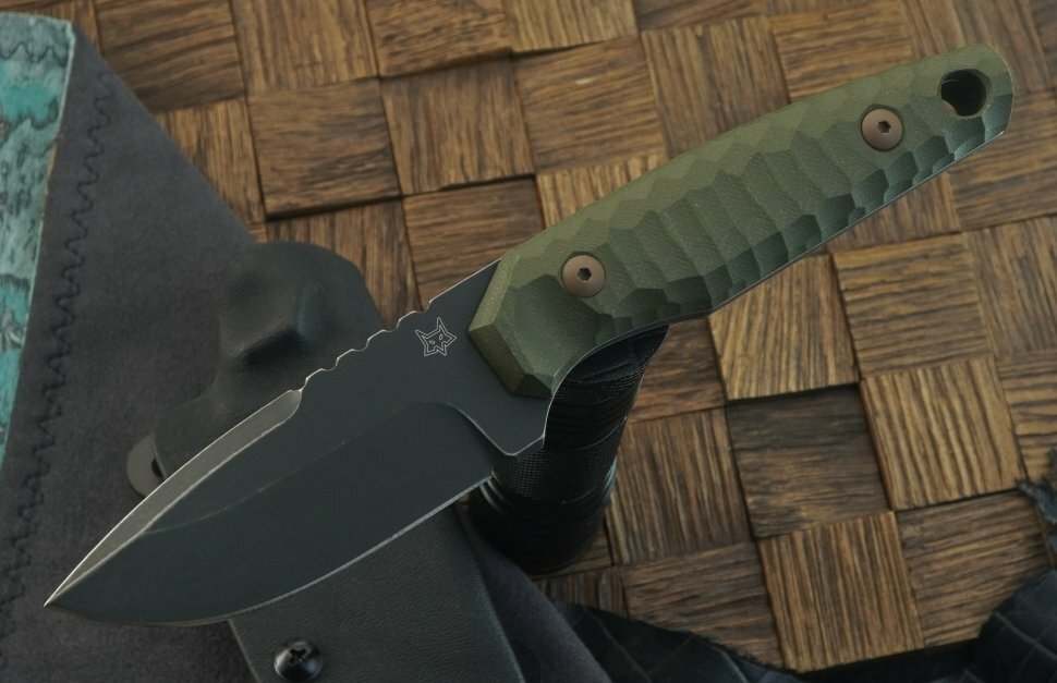 Нож FOX Knives KS, сталь Niolox, рукоять зеленый G-10