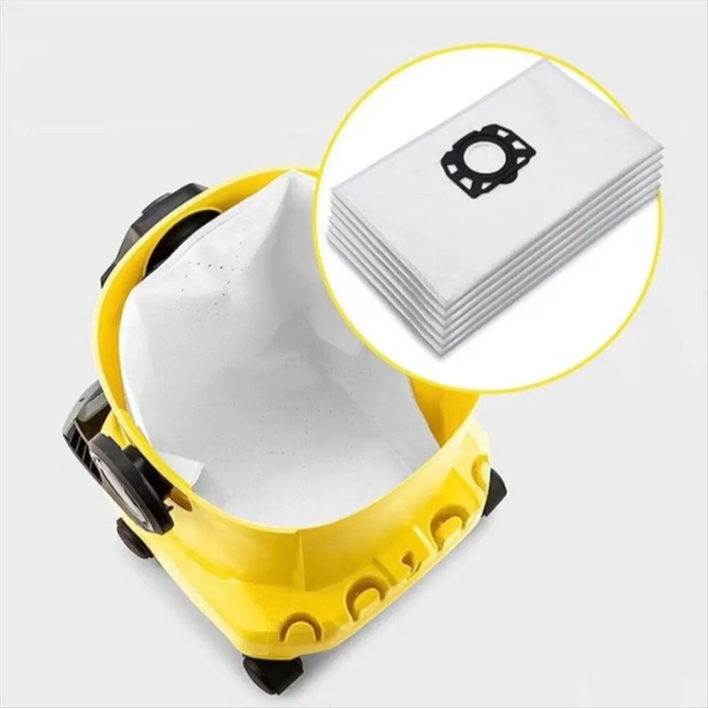 Для пылесосов Karcher: Фильтр и пылесборник (нетканый материал) Karcher WD4