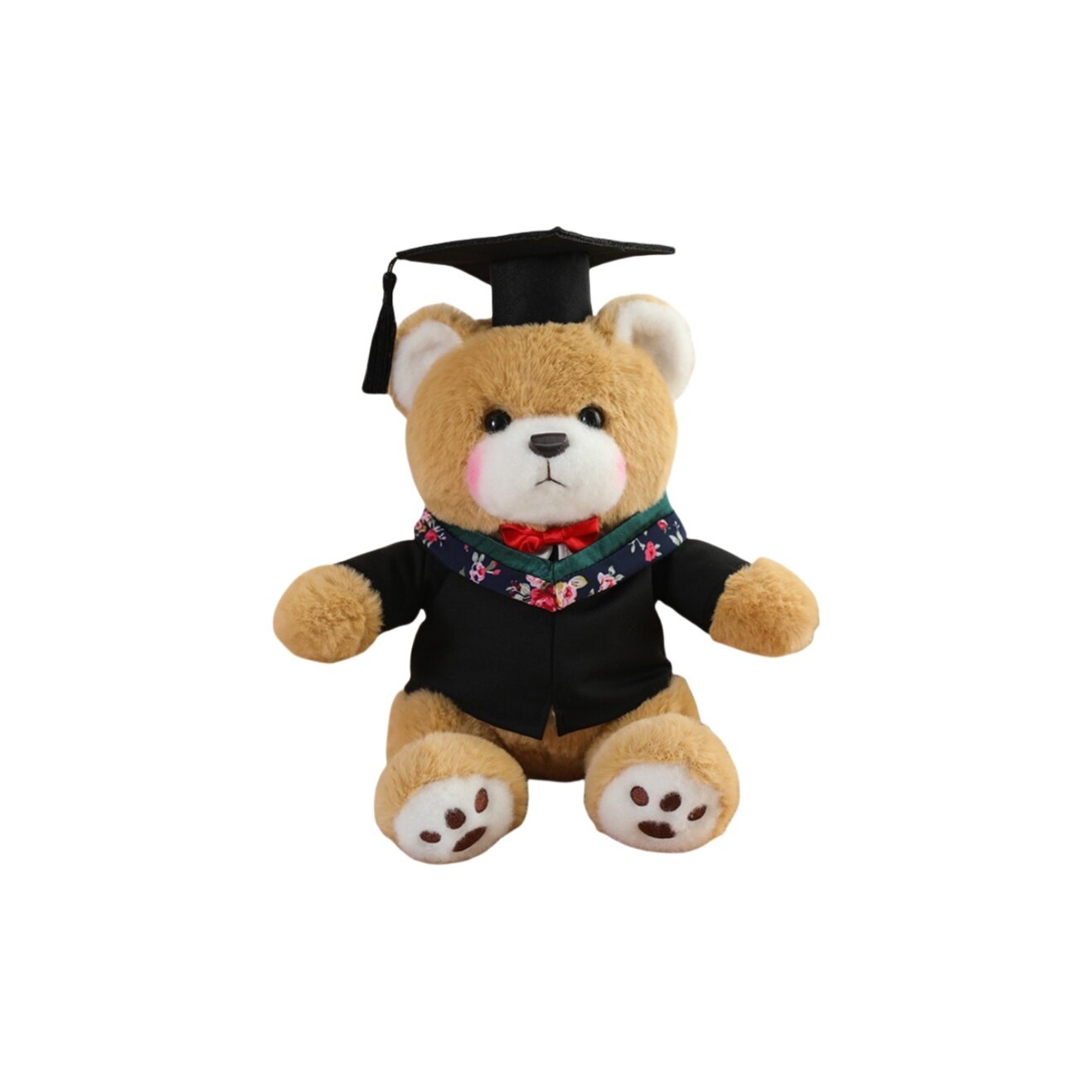 Плюшевая игрушка унисекс PANGPANGLONG Медведь доктор, зеленый, 25CM EU