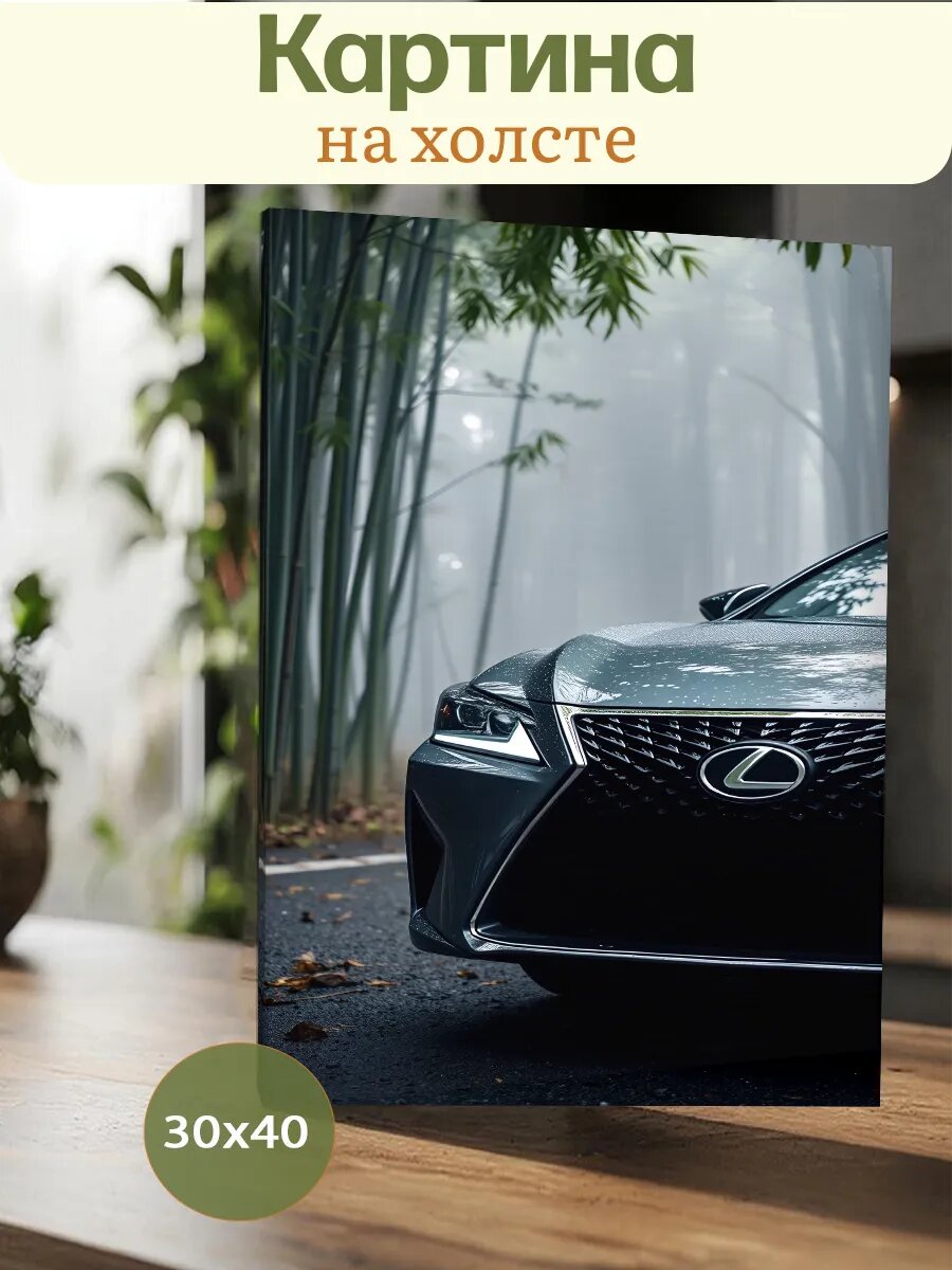 Картина 30х40 Лексус Lexus LS500 Эстетика Статус Стиль