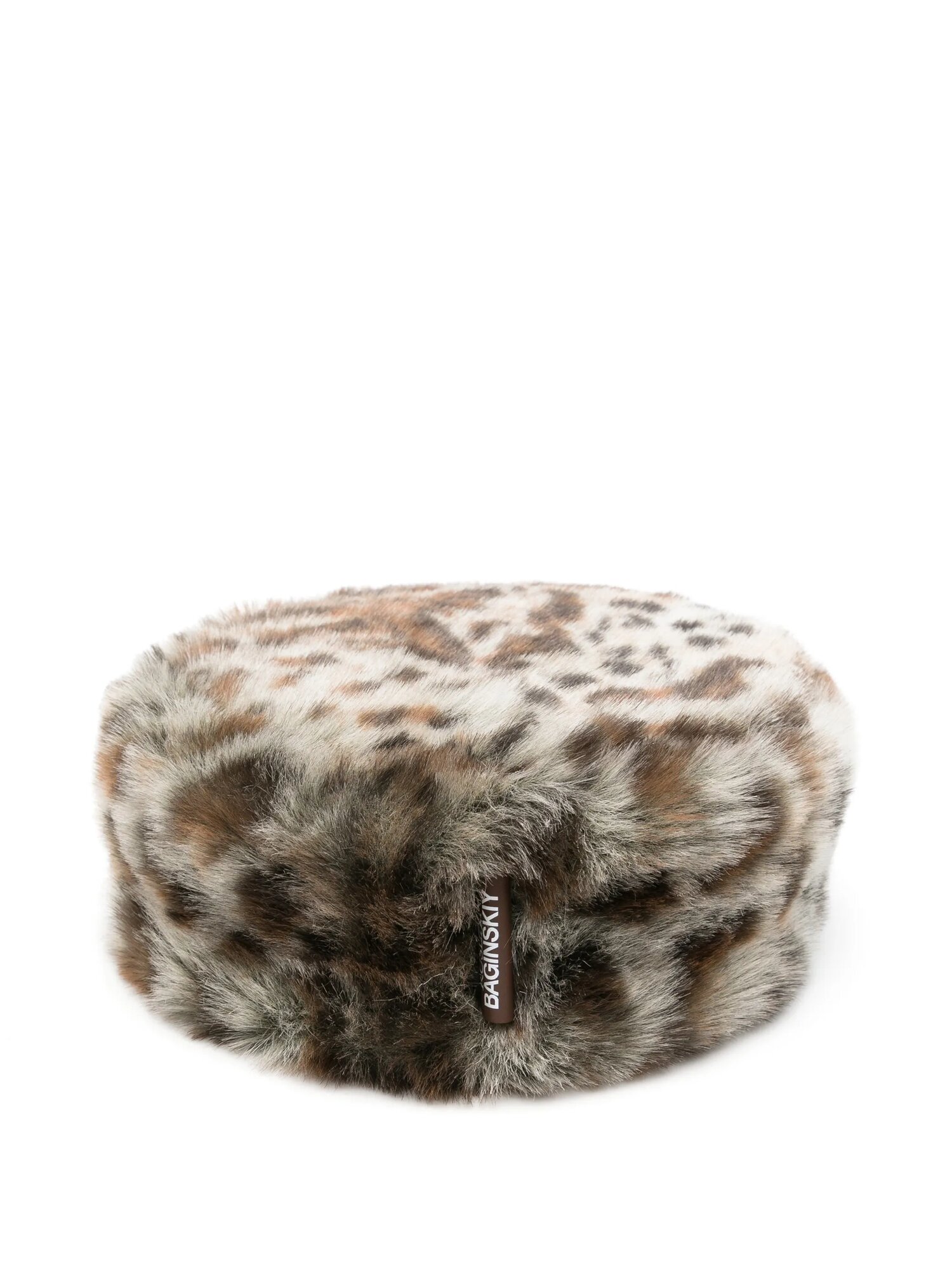 Шапка Leopard-print faux-fur hat для девочек