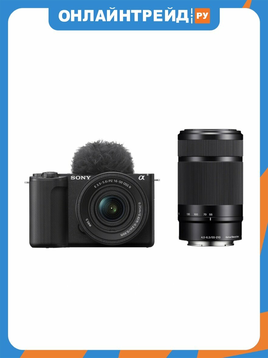 Цифровой фотоаппарат со сменной оптикой Sony ZV-E10 II d.kit 16-50mm + 55-210mm Black