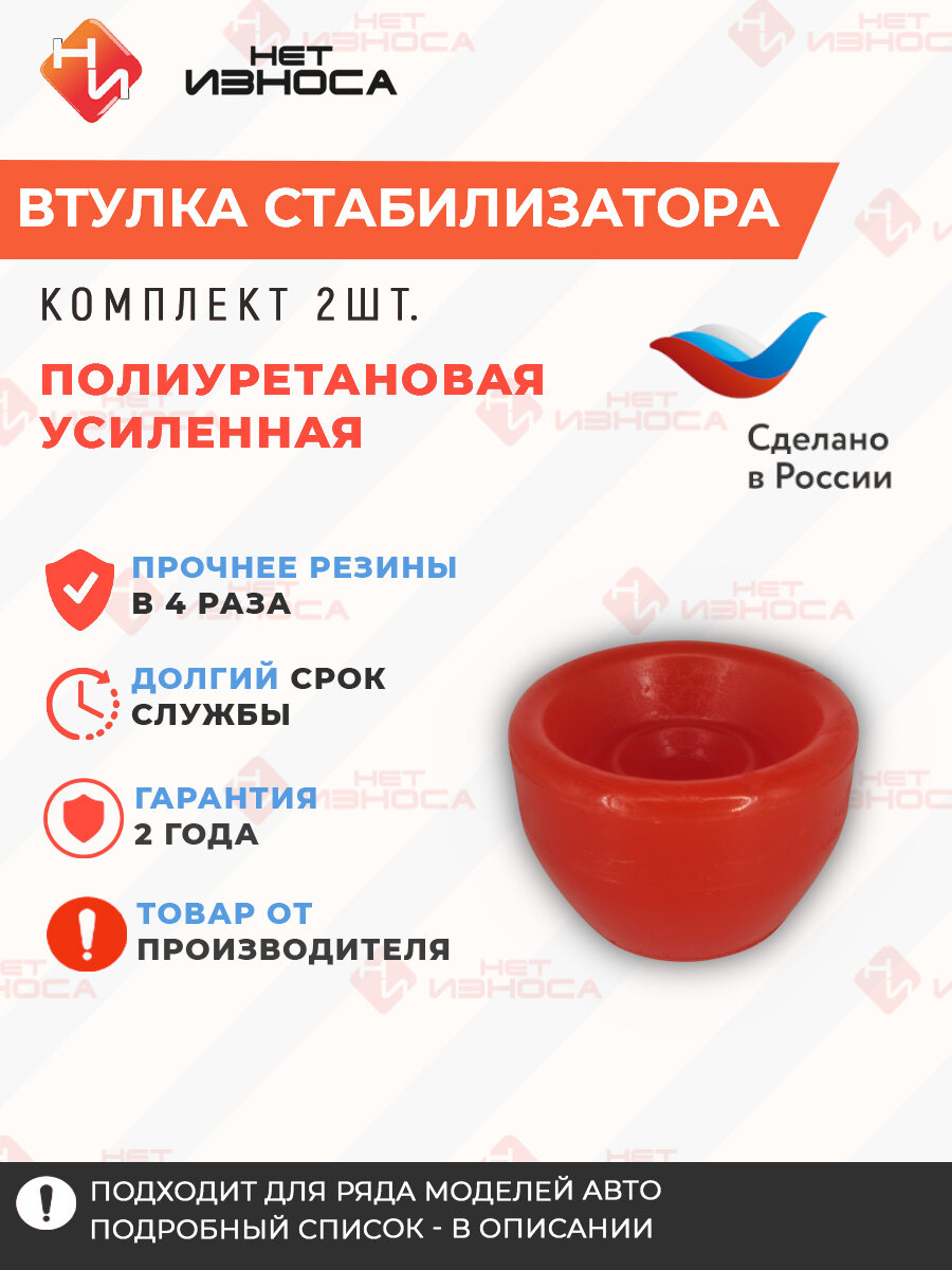 Втулка реактивной тяги передней подвески NB684-2 полиуретановая усиленная Honda Accord 4D