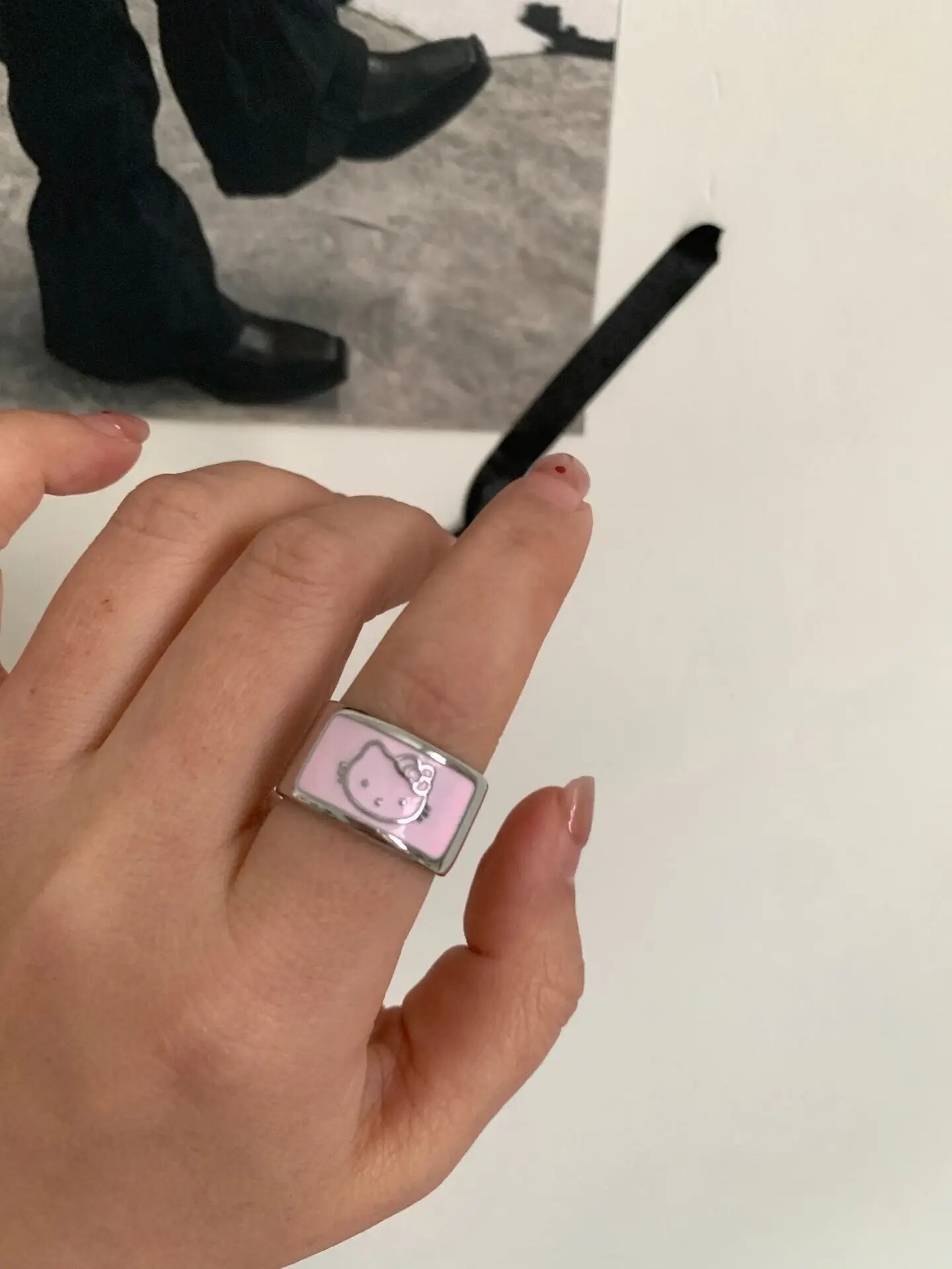 Открытое кольцо Hello Kitty keeppley Ring-4