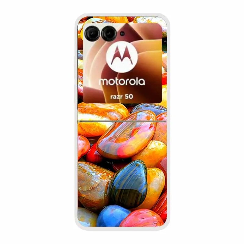 Для Motorola Razr 50 Ultra чехол с изображением животных, жесткий 20, -Moto Razr 50 Ultra