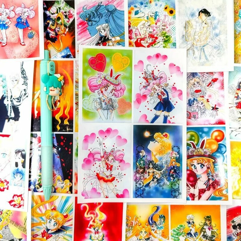 Наклейки Sailor Moon Bandai, 24шт, цвет: random