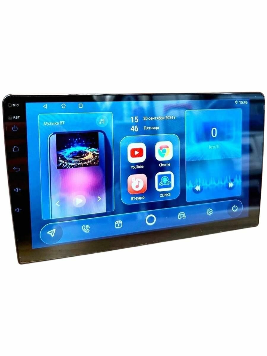 Магнитола с экраном 2 din 4+64, 9 дюймов, Carplay, голосовое управление