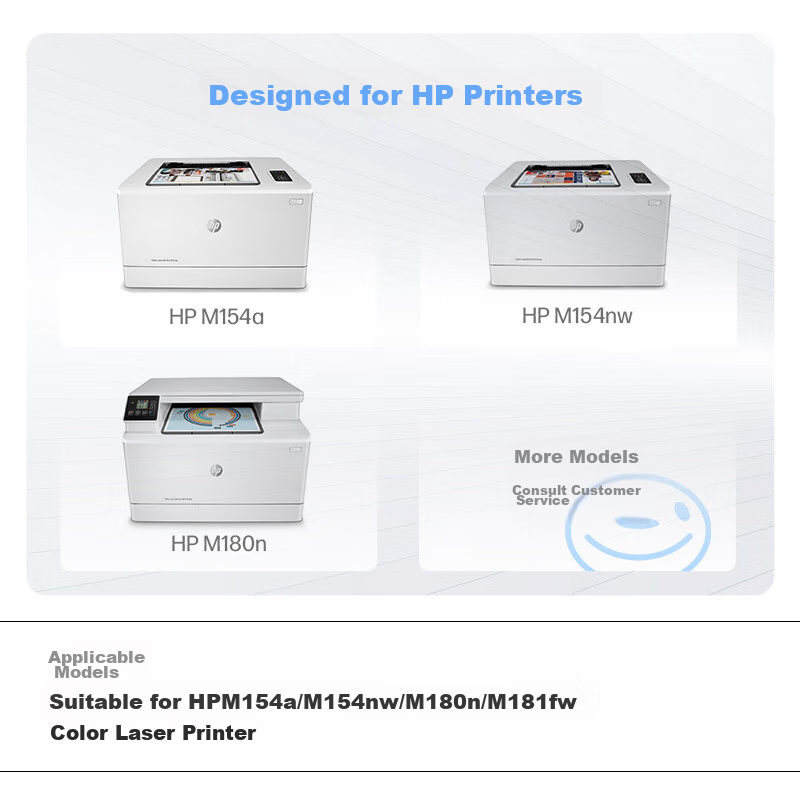 HP CF511A/204A Оригинальная голубая тонер-картридж для принтеров HP M180n M154a M181fw M154nw Цвет：Зеленый