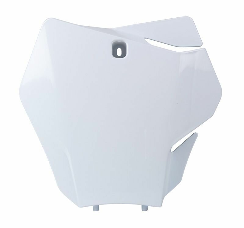 Щиток переднего номера GASGAS MC/MC-F/EX/EX-F 125-450, 21-23 г, белый