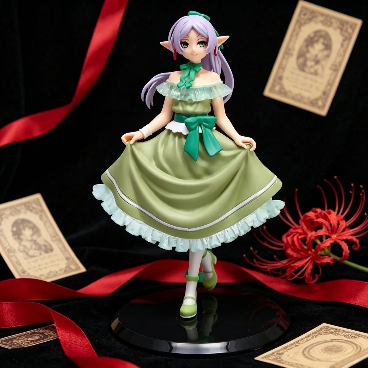 Аниме фигурка Фрирен повседневное платье / Sousou no Frieren(20cm, подарочная упаковка)
