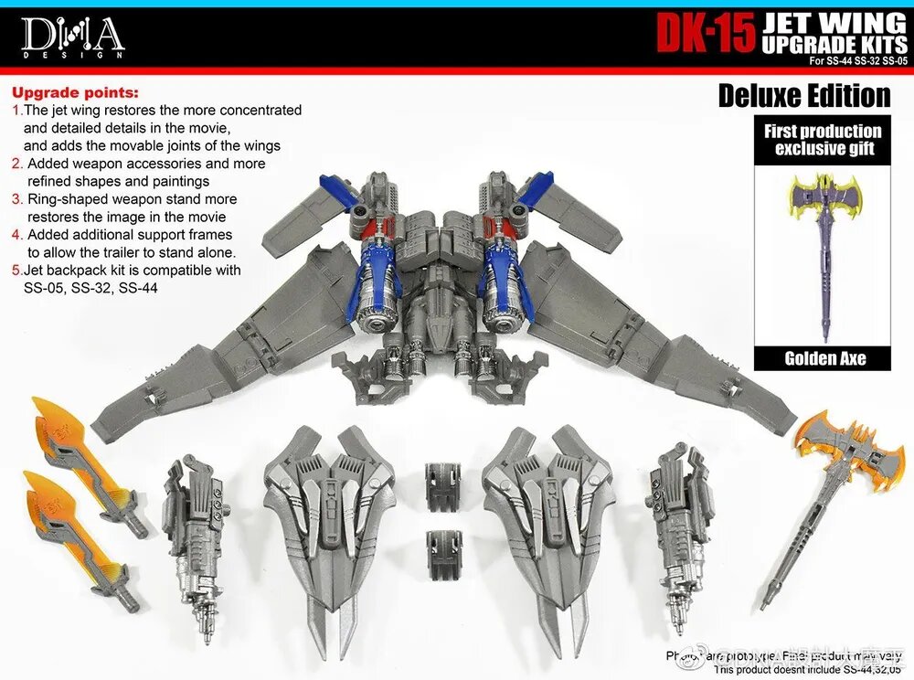 Трансформеры игрушки DNA Design DK-15 Deluxe Version Upgrade Kit for Transformers Studio Series 05 32 44 Optimus Prime