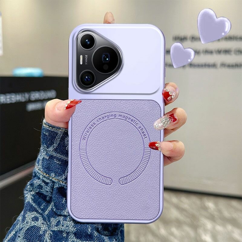 Чехол для Huawei Pura 70 кожа TPU антиударный чехол