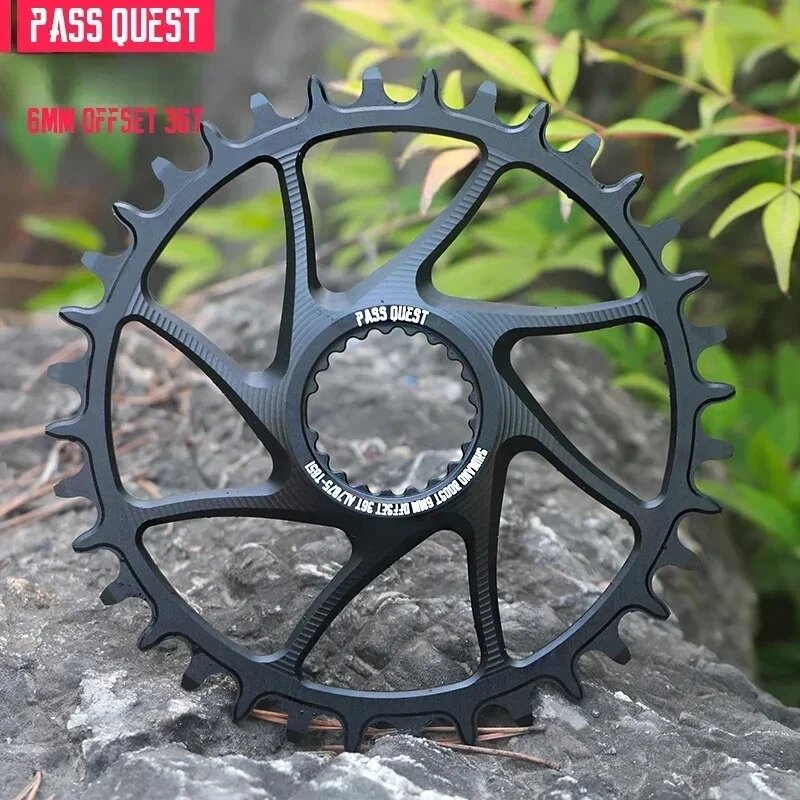 Звездочка Pass Quest 36T 6mm Black Boost