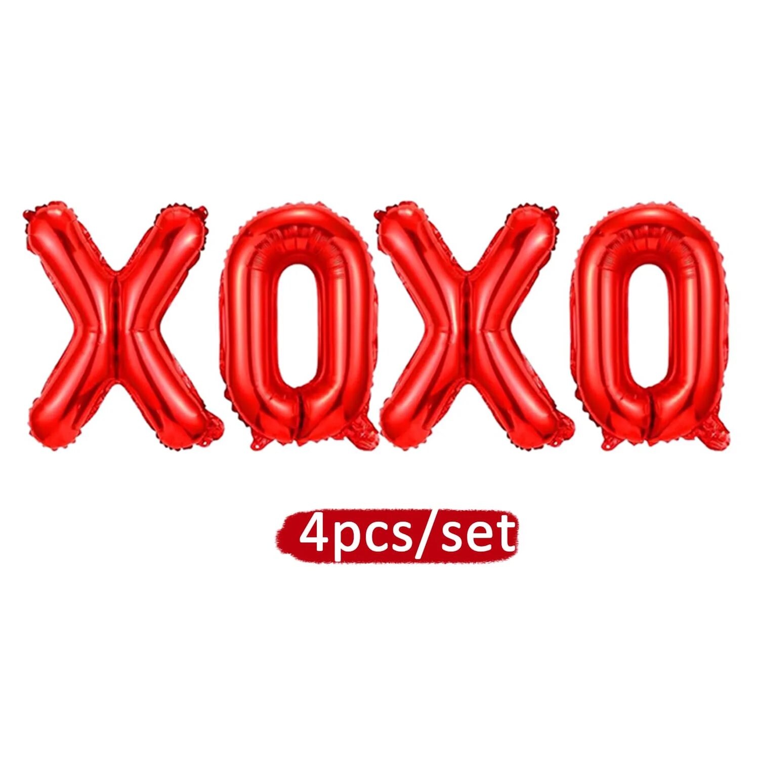 Набор воздушных шаров XOXO для праздника XOXO
