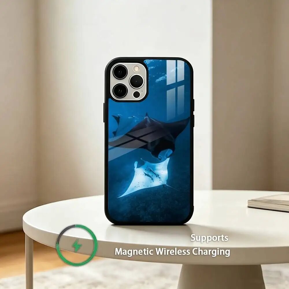 Чехол для iPhone15PROMAX M-Manta Ray F-Fish z6