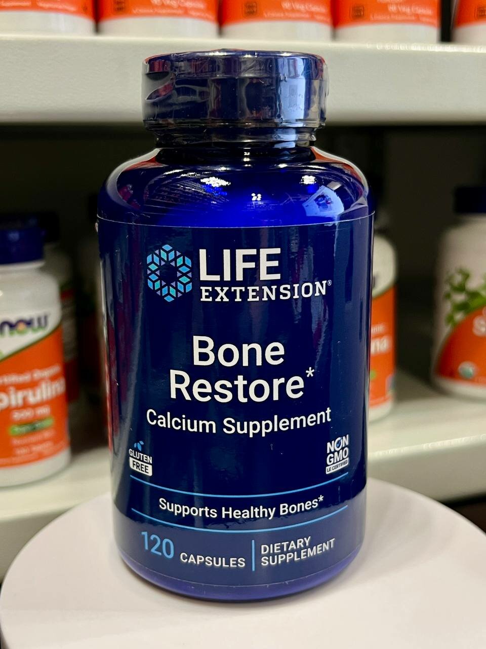 Life Extension Bone Restore - Комплекс для поддержки плотности и силы костей с кальцием 120 капсул