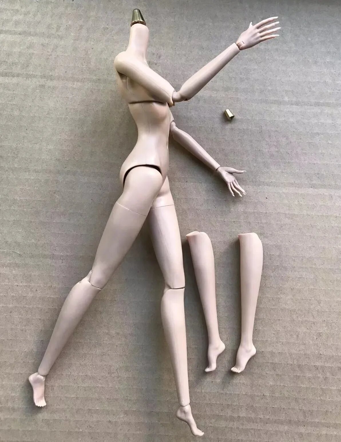 Кукольное тело MENGF 26 суставов 1/6 для кукол FR IT pink beige