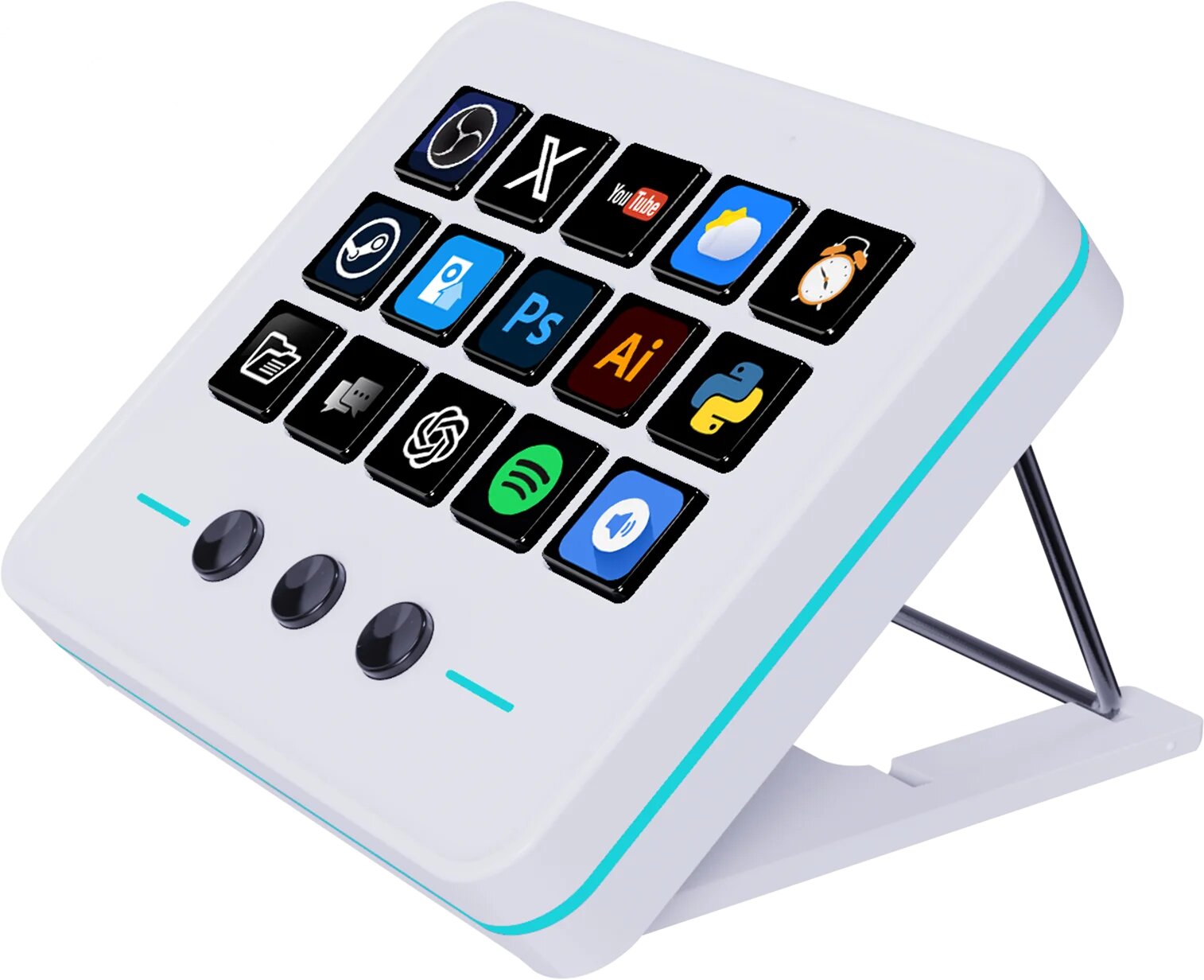 MiraBox M18 Stream Deck Голубой, M18-W
