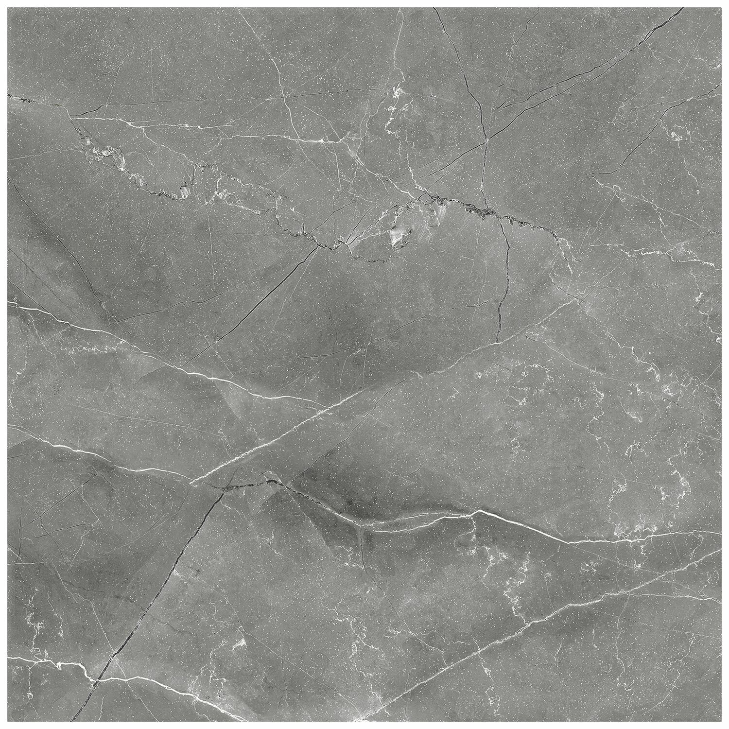 Керамогранит ARCADIA CERAMICA Pulpia Grey серый карвинг 60x60 см 1,44 м2