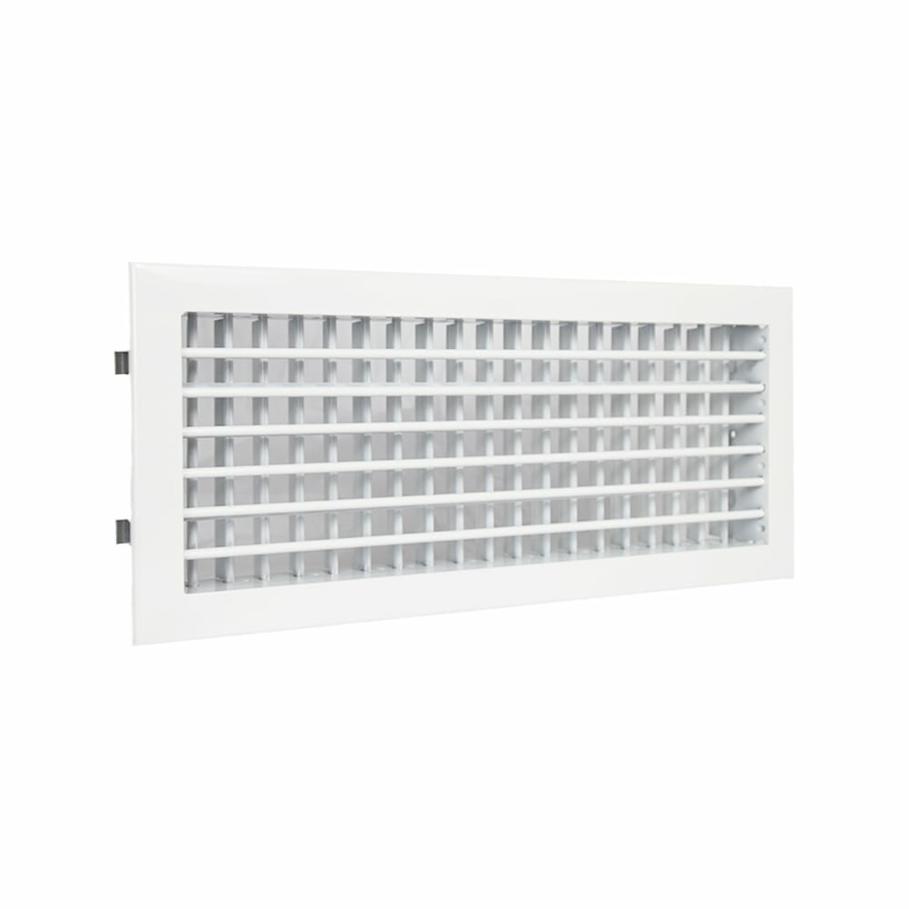 Двухрядная алюминиевая решетка 2WA 300x100 мм Ventart 4687203903299