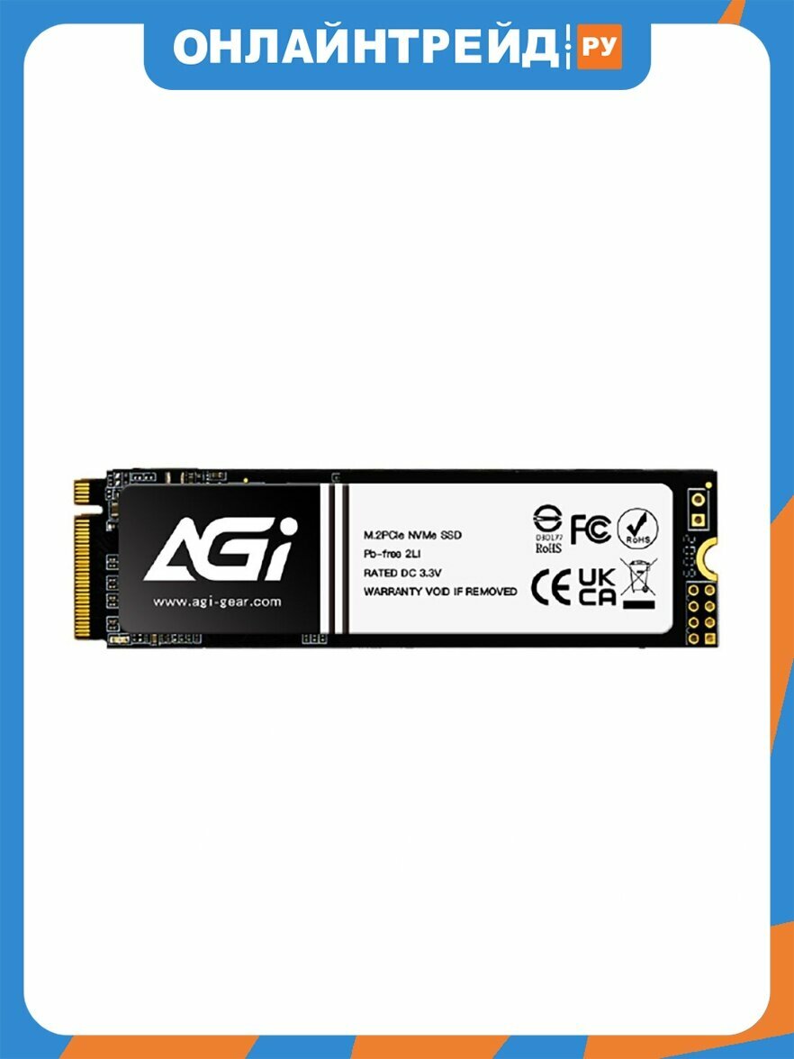 SSD диск Agi AI298, M.2 2280 2TB PCIe 3.0 x4 (2T0GIMAI298)