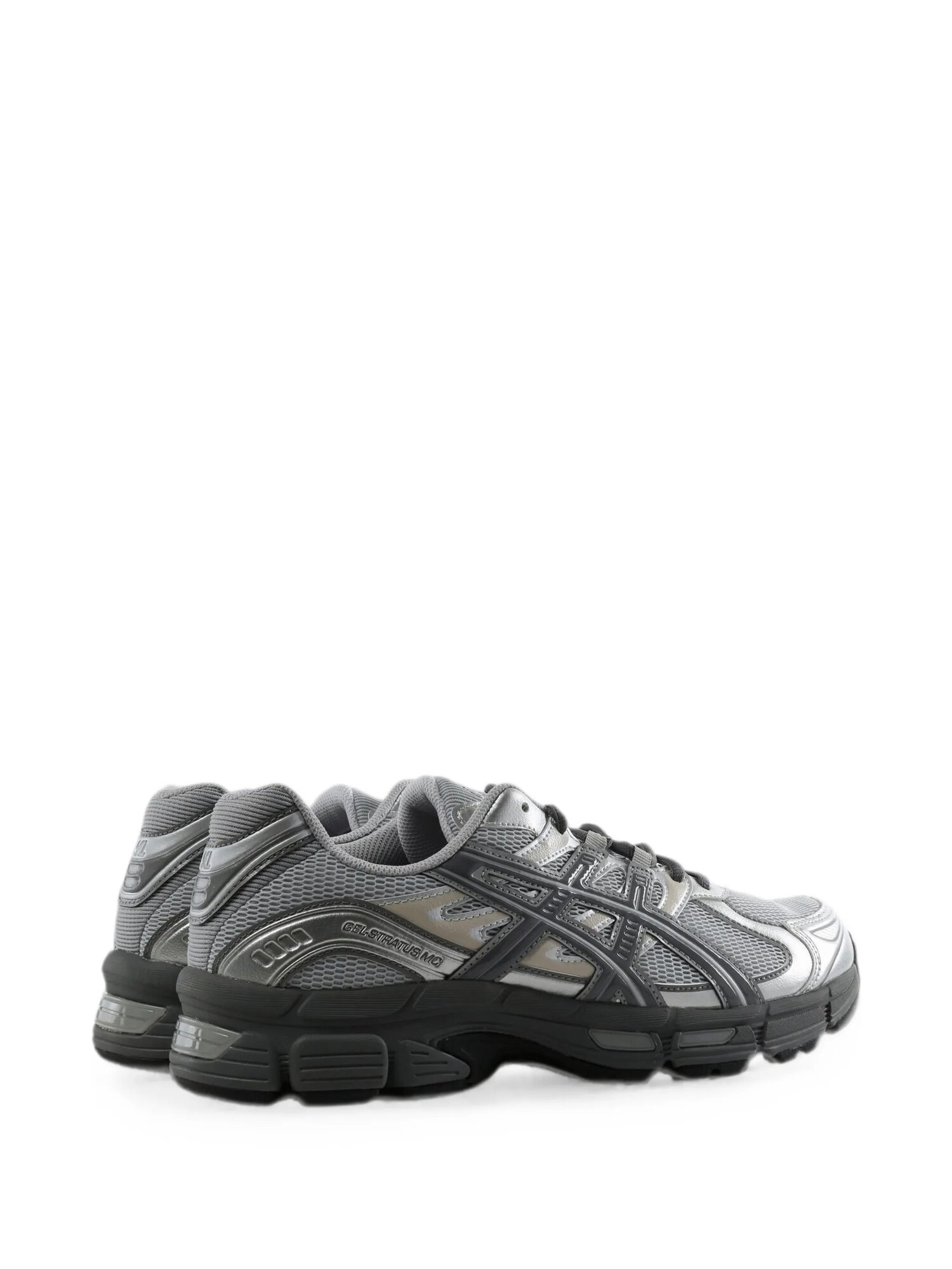 Кроссовки ASICS GEL-Stratus MC, размер 8 US, серебристый/красный — фото 1