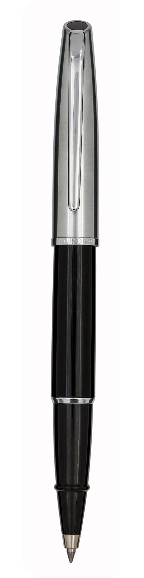 Ручка-роллер Aurora Style Metal Chrome/Black CT, в подарочной коробке E75