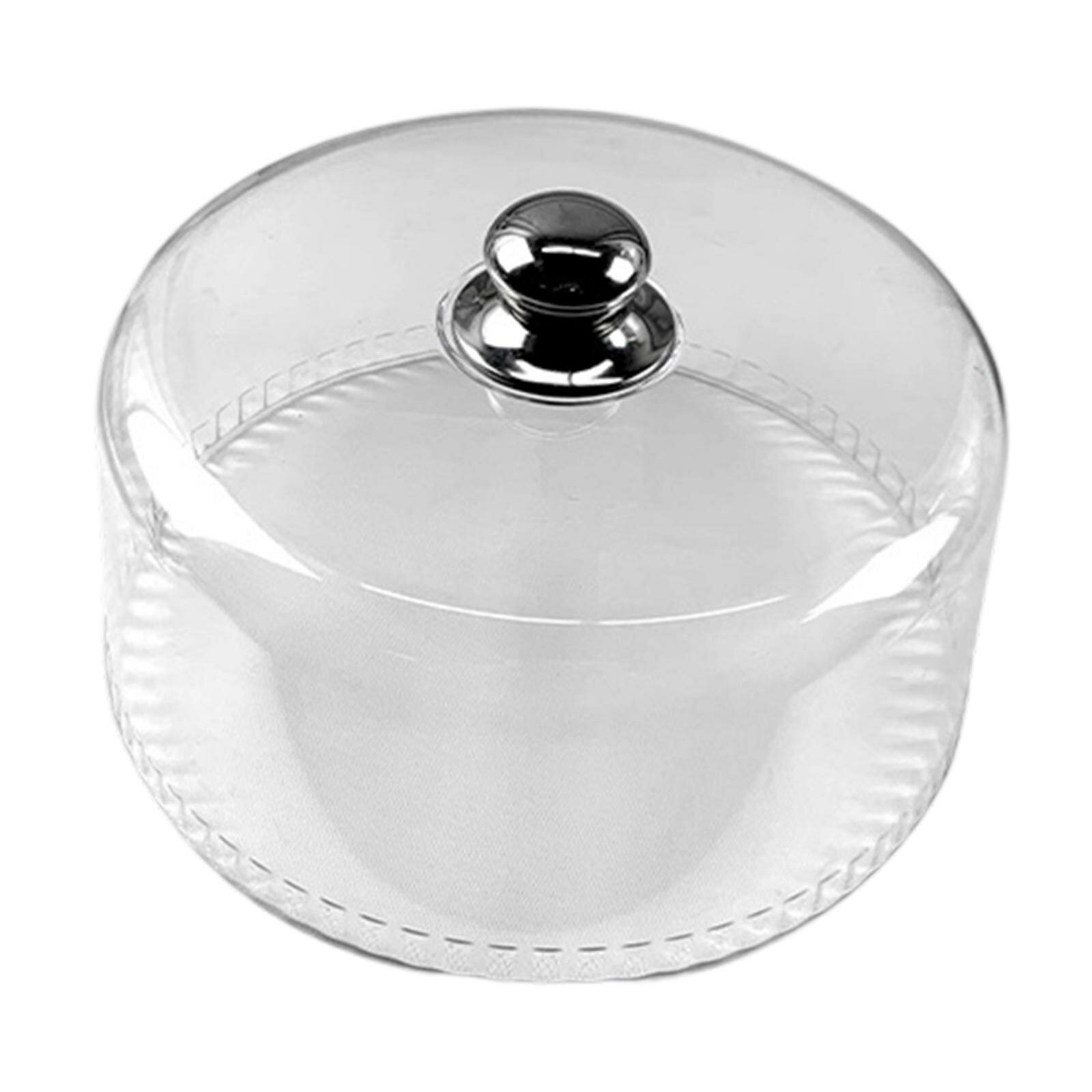 Купол для еды с ручкой, подарочный, для торта, для мероприятий, обеденного стола, кейтеринга, диаметр 30 см.