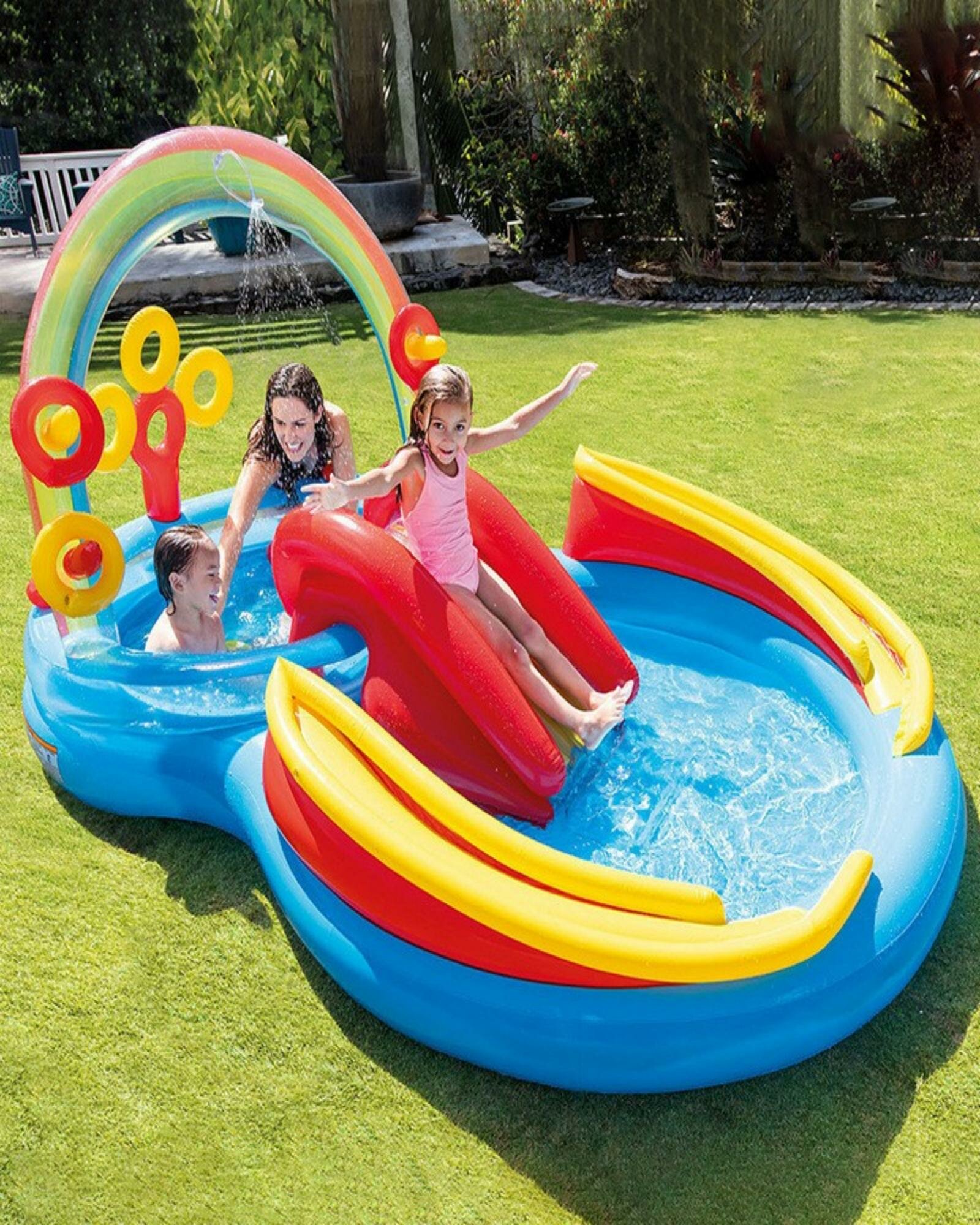 Водный игровой центр Радуга 57453 Intex (Интекс), 297*193*135 см, клапан, INTEX (Интекс), 57453