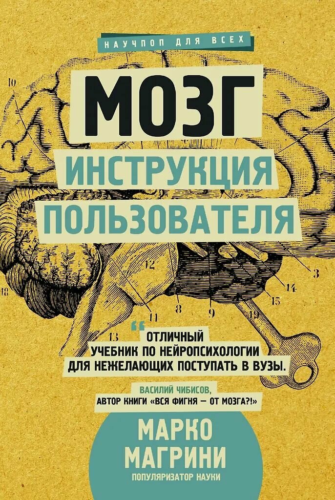 Мозг. Инструкция пользователя. Марко Магрини. Твёрдый переплёт.