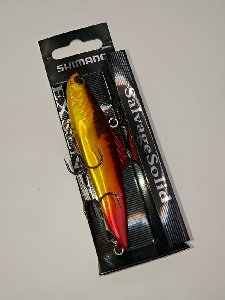 Shimano Salvage Solid ES 100 100 мм 33 г тонущий воблер для глубокой ловли щуки судака и троллинга