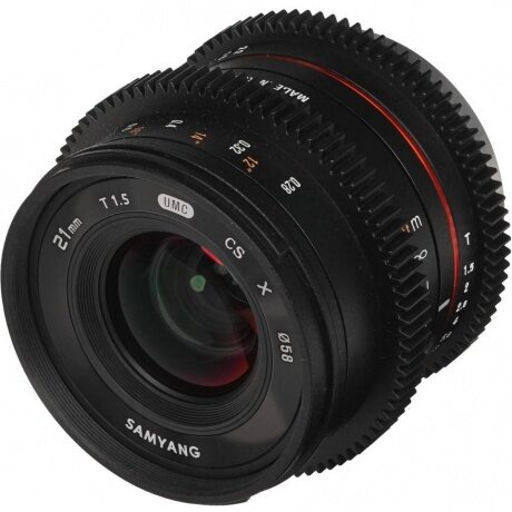 Объектив SAMYANG MF 21mm T1.5 ED AS UMC CS CINE FUJI X