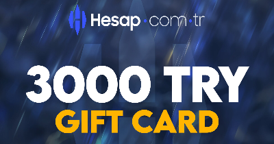 Hesap com TRY 3000 Подарочная карта • регион Весь мир • цифровой ключ