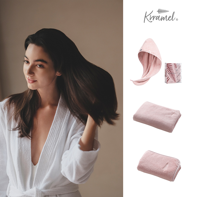KRRAMEL bestie подарок на день рождения шапочка для душа шапочка для сухих волос супер впитывающее быстросохнущее