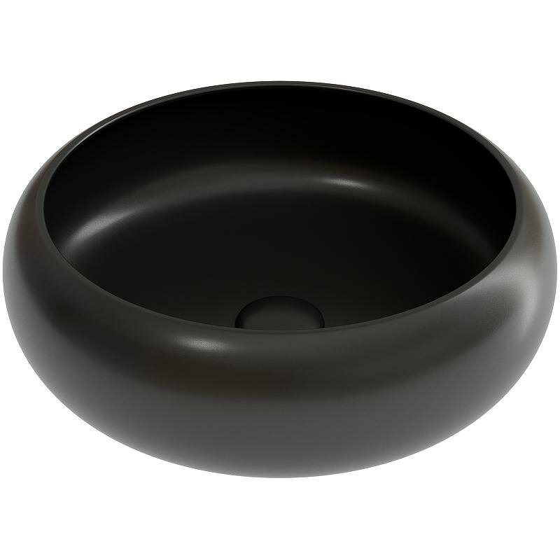Раковина накладная Ceramicanova Element 36 CN6050MB Черная матовая, санфарфор